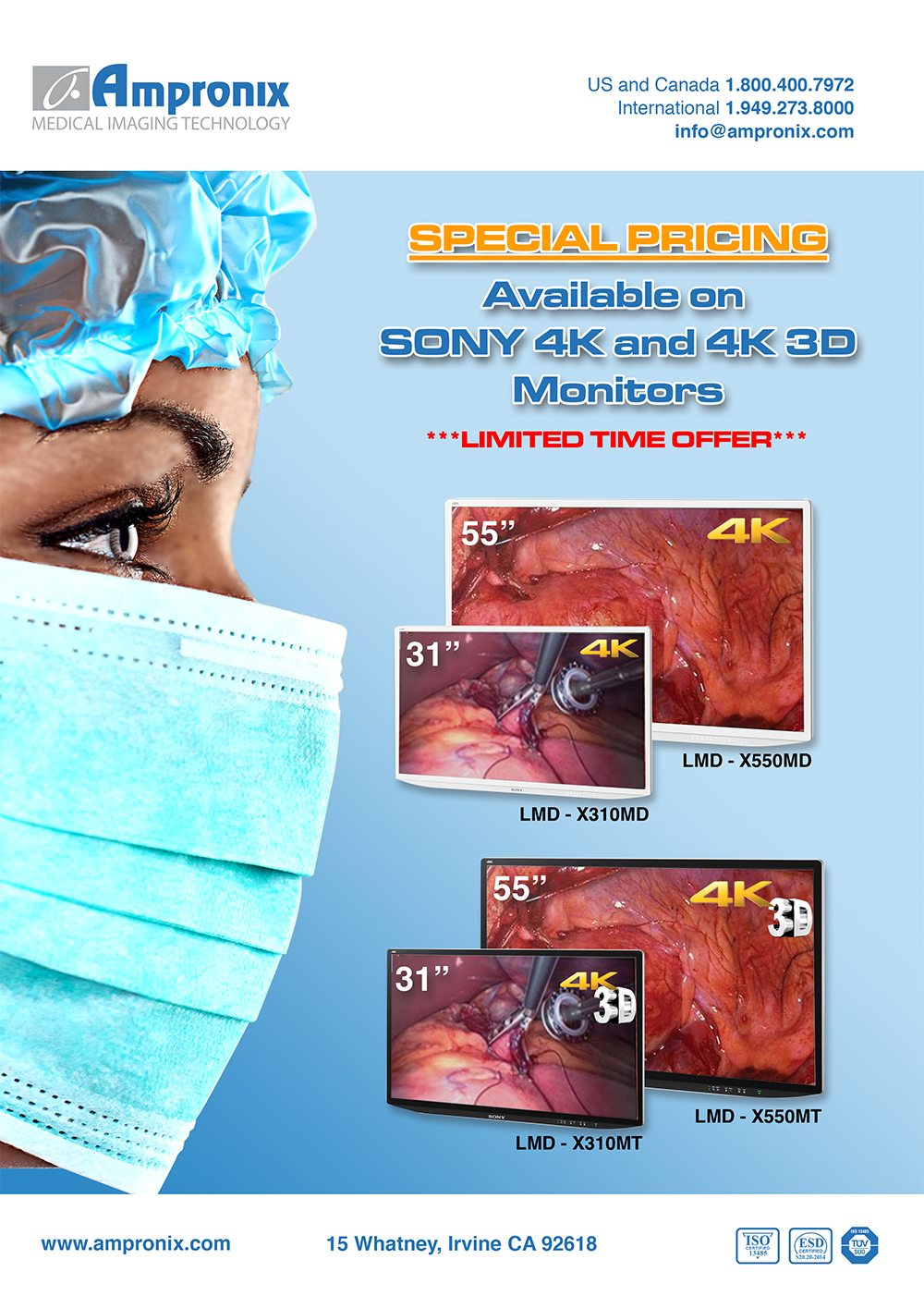 Special Pricing: Available SONY 4K and 4K 3D monitors - International ...