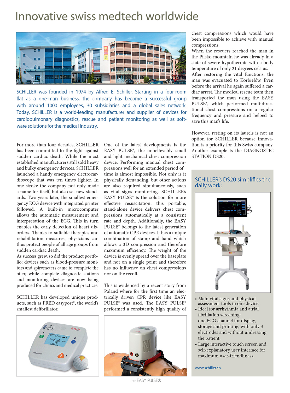 Innovative swiss medtech worldwide - International Hospital