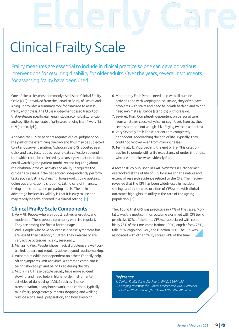 Clinical Frailty Scale - International Hospital