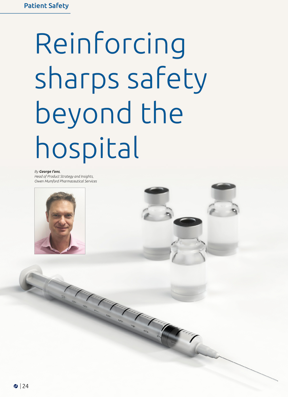Reinforcing sharps safety beyond the hospital - International Hospital